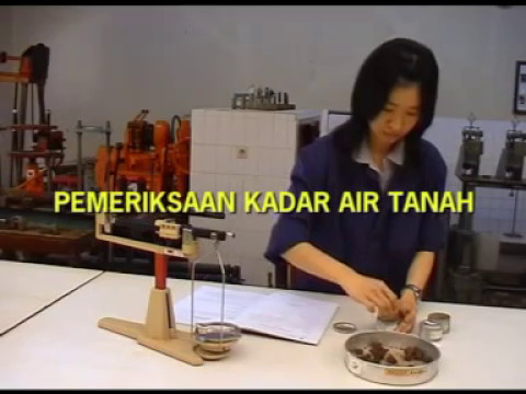 Pengujian Kadar Air Tanah