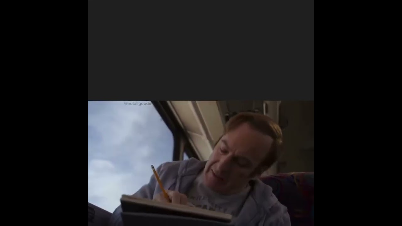 Saul Goodman writing meme template #memetemplate