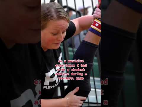 🗣️ My life as an athletic trainer 💪 Hear what Meghan loves about it‼️#athletictrainer