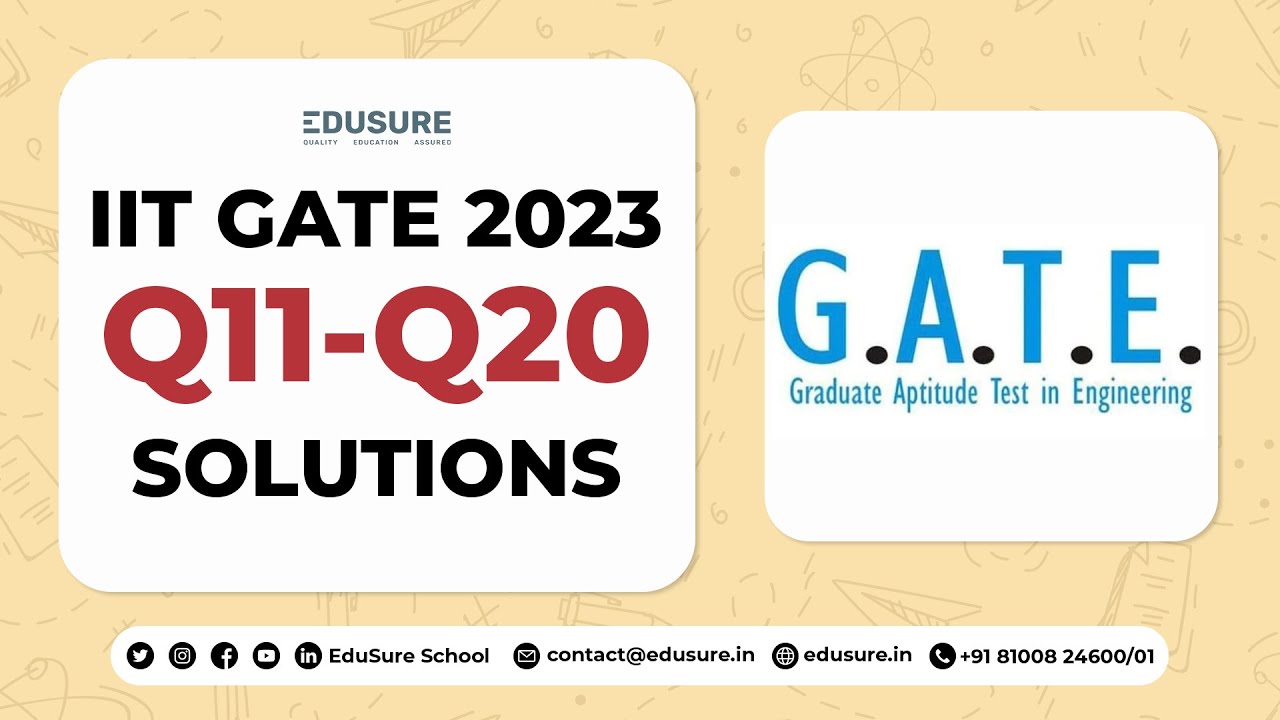 IIT GATE Economics PYQs Video Solutions by Expert Tutors