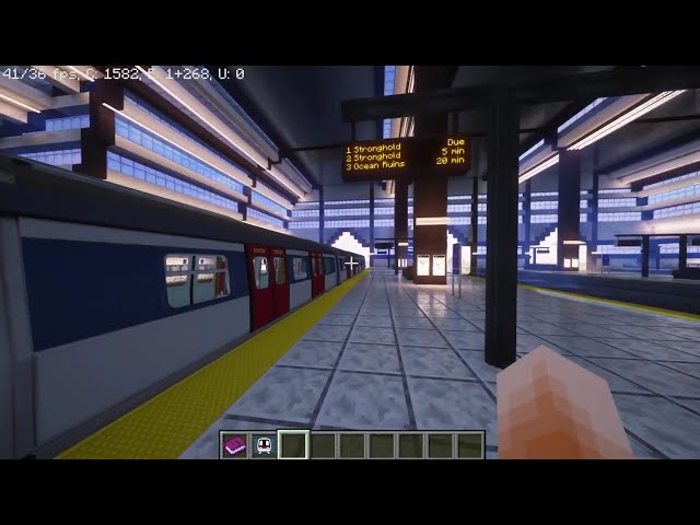 MTR Minecraft Subway Transportation System Minecraft Map