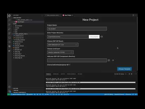 ESP-IDF VSCode Extension Tutorial #2: New Project Wizard