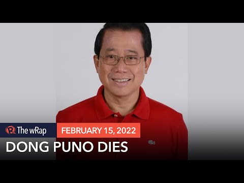 Veteran broadcaster Dong Puno dies