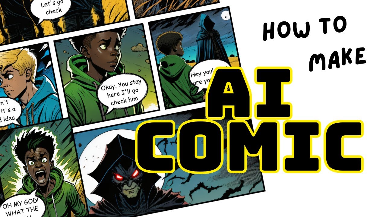 How to make AI comic page under few minutes