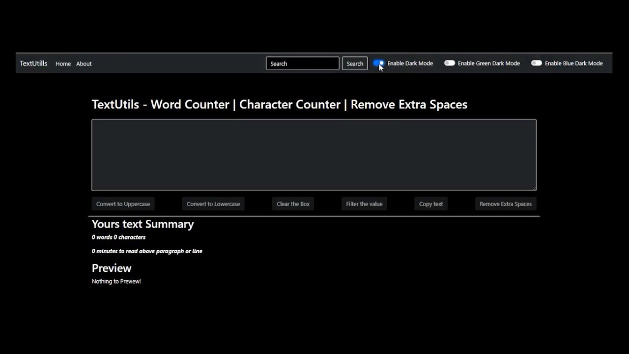 Building a Real Time TextUtils app with React-js | Empowering Your Text Manipulation Dreams!