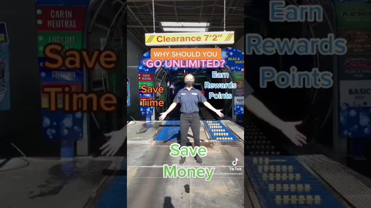 Unlimited Car Wash Membership Perks 💯 #shorts #carwash #savemoney