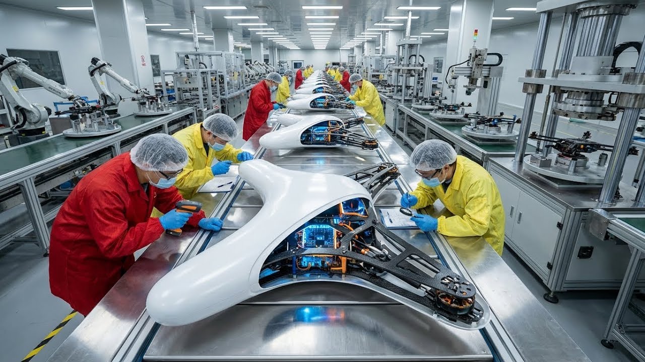 Inside the Modern Drone Factory – How High-Tech Engineering Becomes $100,000 Precision Machines