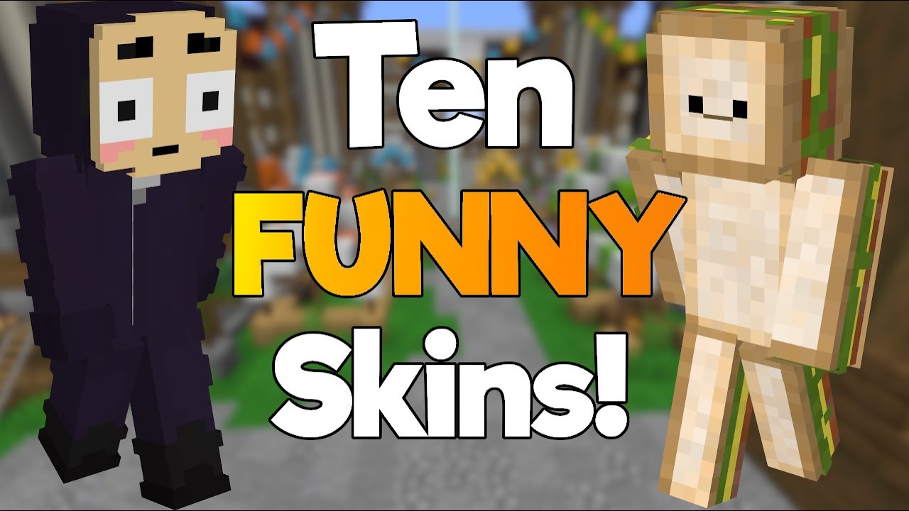 10 Funny Minecraft Skins!