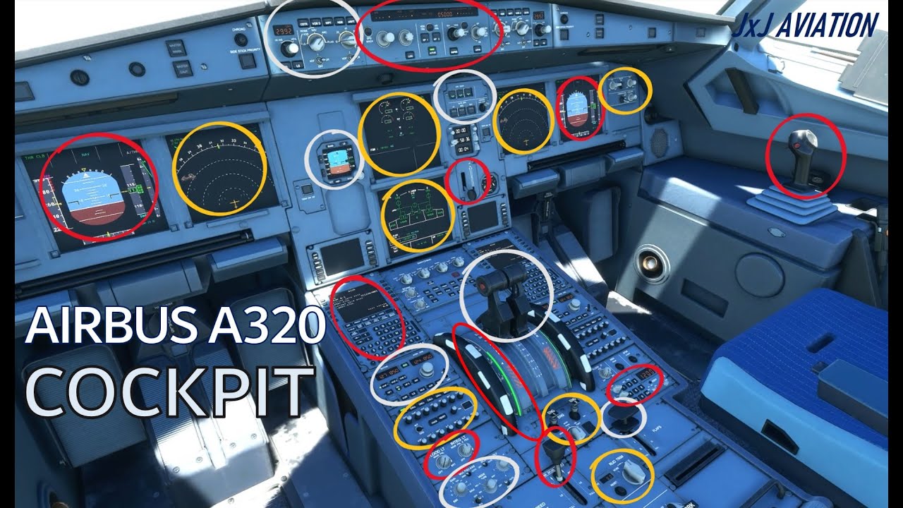The Displays and Panels in an Airbus A320 Cockpit in 3 minutes | Aviation Notes