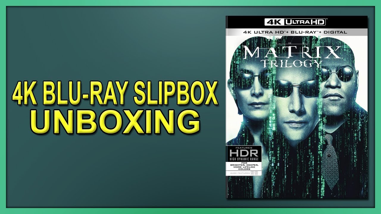 The Matrix Trilogy 4K+2D Blu-ray Slipbox Unboxing
