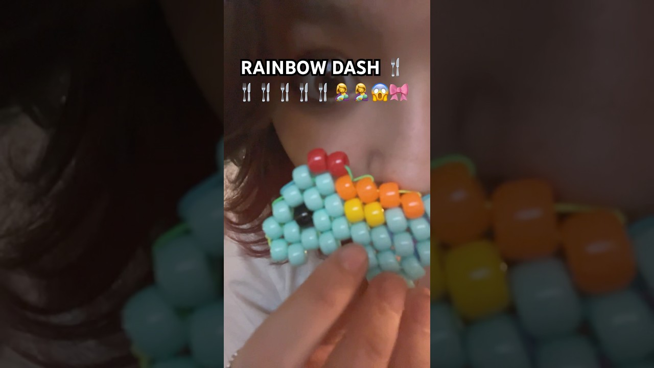 Rainbowdash #kandi #mylittlepony #rainbowdash #beads #craft
