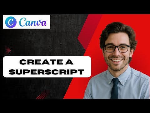How to Create a Superscript in Canva (full guide)