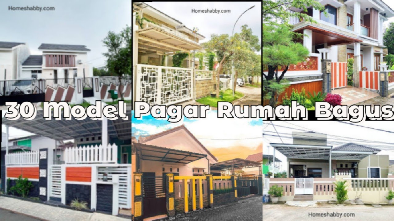30 Desain Pagar Rumah Minimalis Terbaru 2022