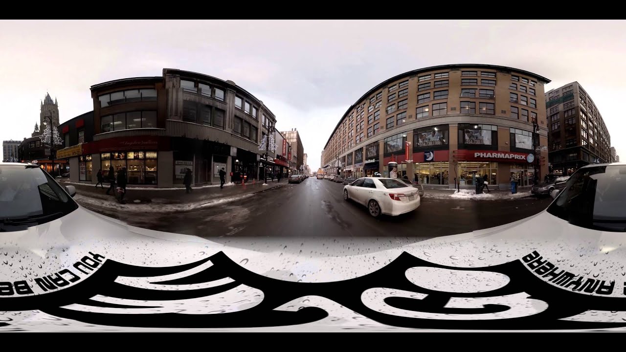 VR2GO - Cruising down the street in my city: St-Catherine, Montreal (360 4K Video)