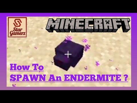 How To SPAWN An ENDERMITE in Minecraft ? Easy Way For Basic Learners