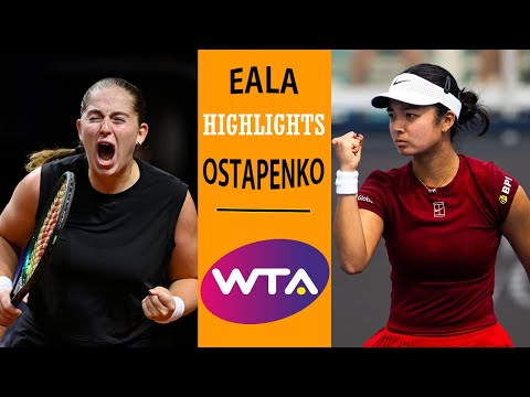 Alexandra Eala vs Jelena Ostapenko Highlights | Eastbourne Open 2025
