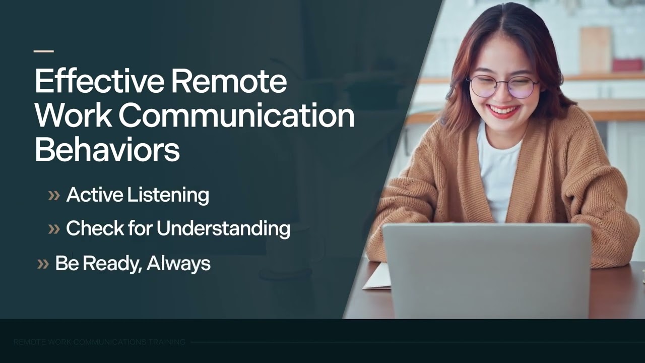 Remote Work Communications Training