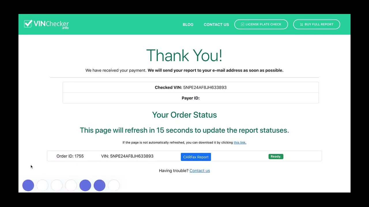Get a Cheap Carfax report or Auto Check INSTANTLY from VinChecker.com  | Car Fax Online Vin Checker