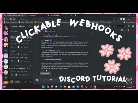 💗 How to make CLICKABLE WEBHOOKS ! | Discord Tutorial