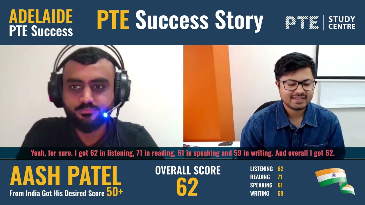 Aash from India | PTE 50+