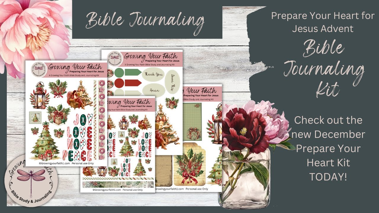Let's Check out the December Kit! | Prepare Your Heart for Jesus | Bible Study and Journaling Kit |