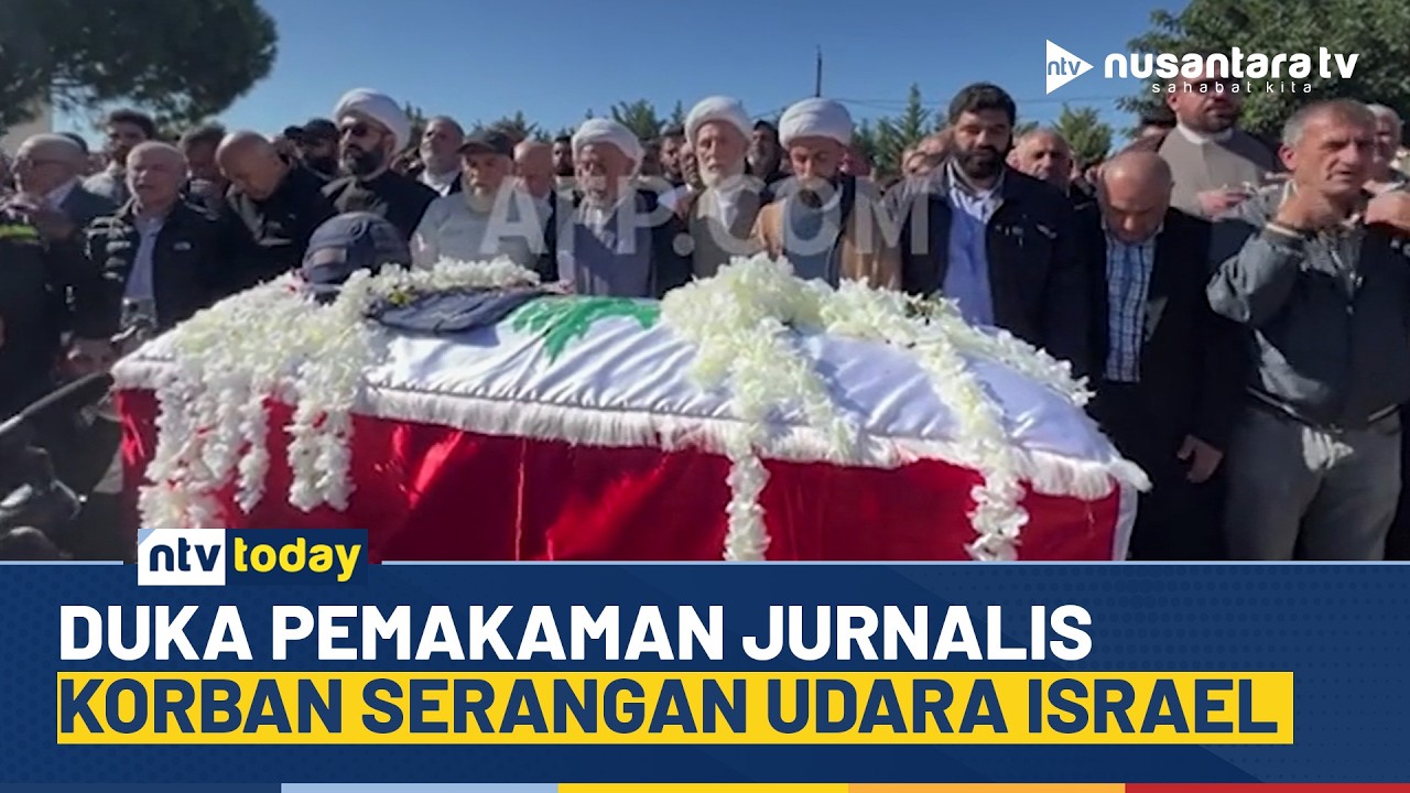 Isak Tangis Iringi Pemakaman Jurnalis Lebanon Korban Serangan Israel | NTV TODAY