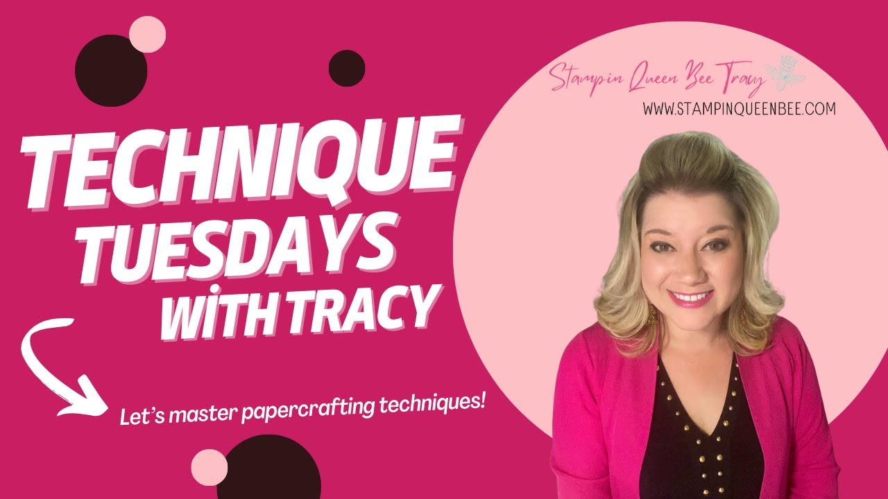 Stampin' Up! Faux Chalkboard | Technique Tuesday with Tracy
