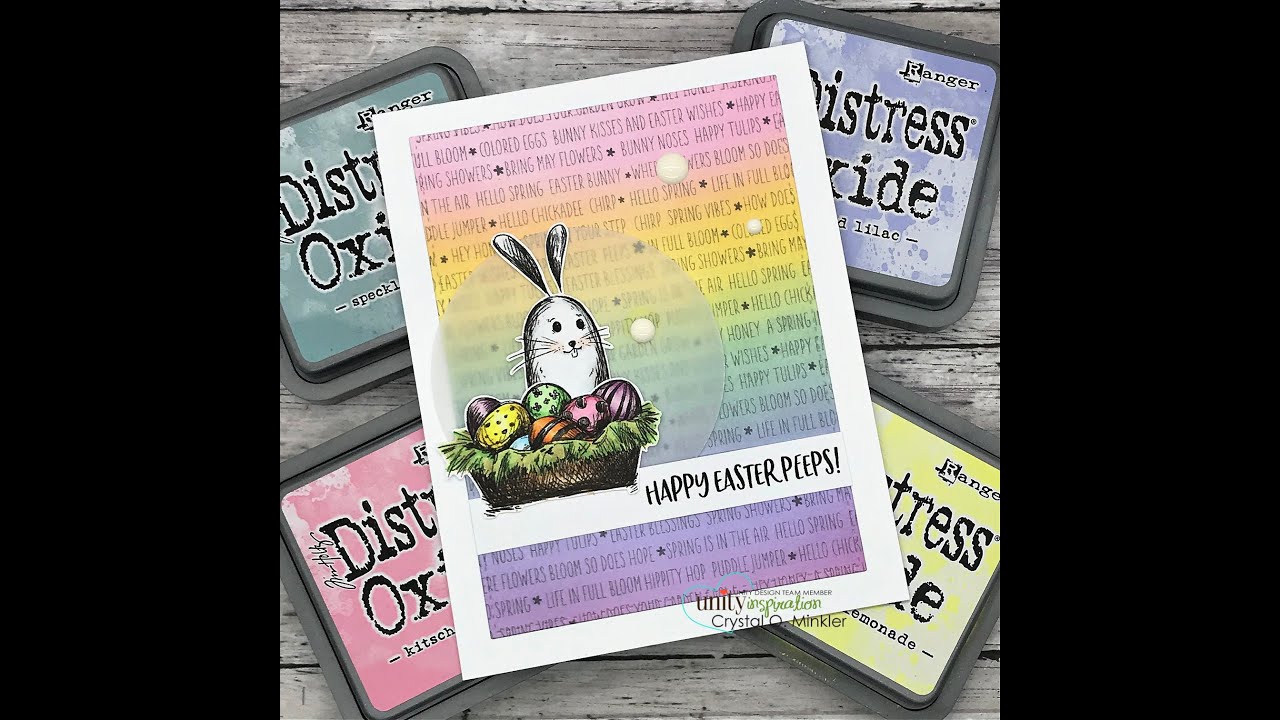 Happy Easter Peeps Card | Unity Stamp Co.