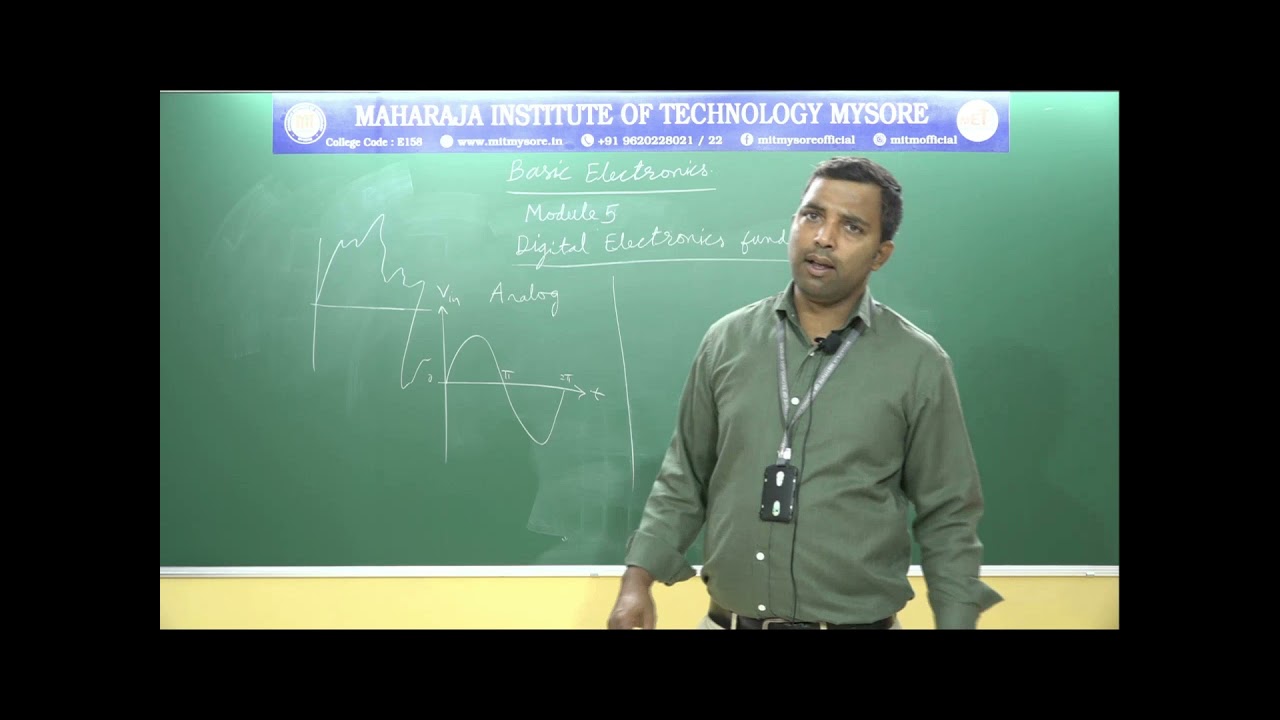 Basic Electronics | Module 5 | DIGITAL 1