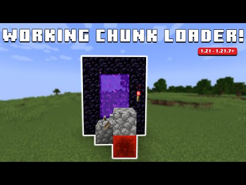 LATEST Chunk loader in MINECRAFT 1.21.5+ (Java/Bedrock)