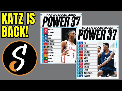 Reacting To Andy Katz's 2025-26 College Basketball Power Rankings!