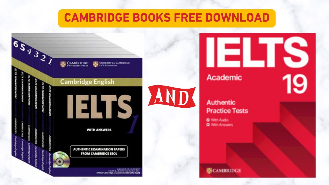 How to Get IELTS Cambridge Books 1-19  with Audio For Free (Legally) | Academic and General