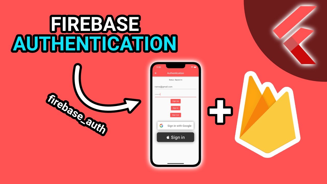Flutter Tutorial - Firebase Authentication (firebase_auth), Google Sign-in #Flutter #AppDevelopment
