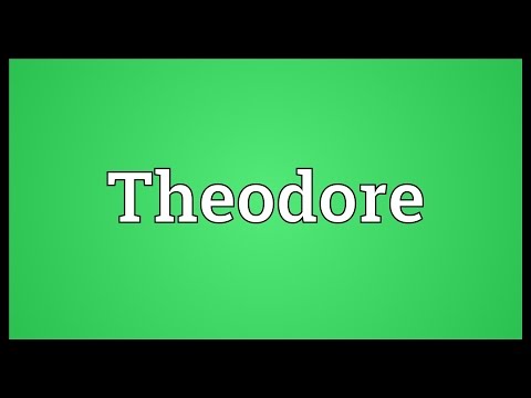 Theodore Meaning