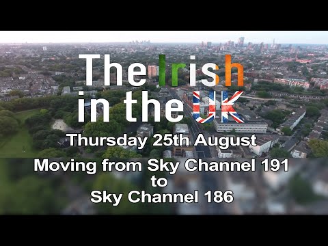 From 25 August, we’re changing channels on Sky to 186… same time just different channel.