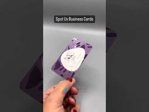 Spot UV Business Card | UV Visiting Card