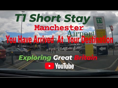 Manchester Airport Short Stay T1 picking Up Tourist Information  | Travel Vlog