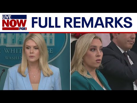 FULL: White House press briefing with Karoline Leavitt on UK trade deal, tariffs, Gulf of Arabia