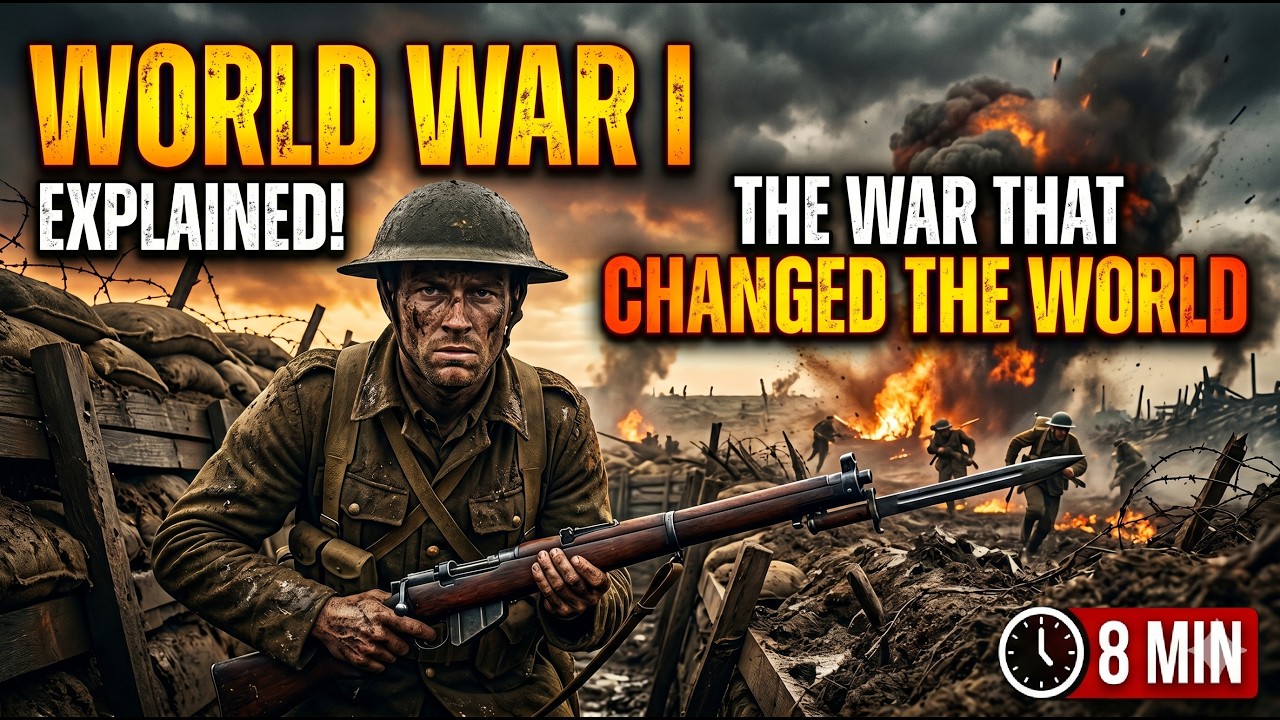 World War I Explained in 8 Minutes: The Conflict That Changed Everything