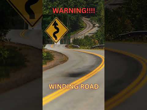 warning!! winding road ahead #warning #winding #road