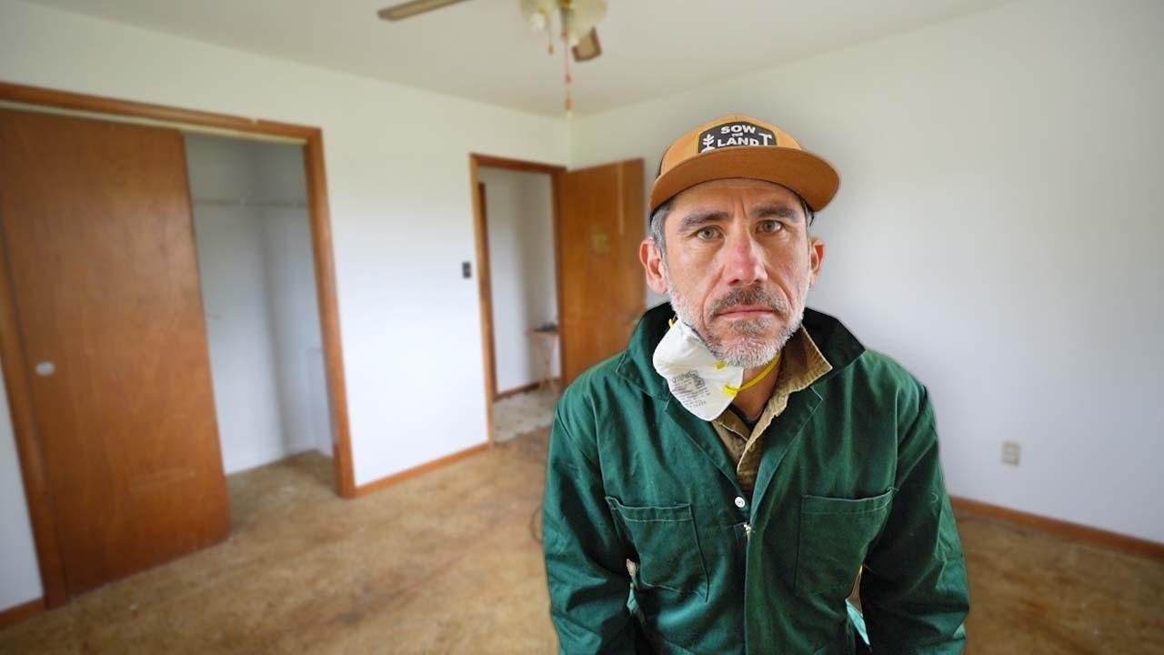 Demo Day 1 on the Abandoned Farm House Renovation