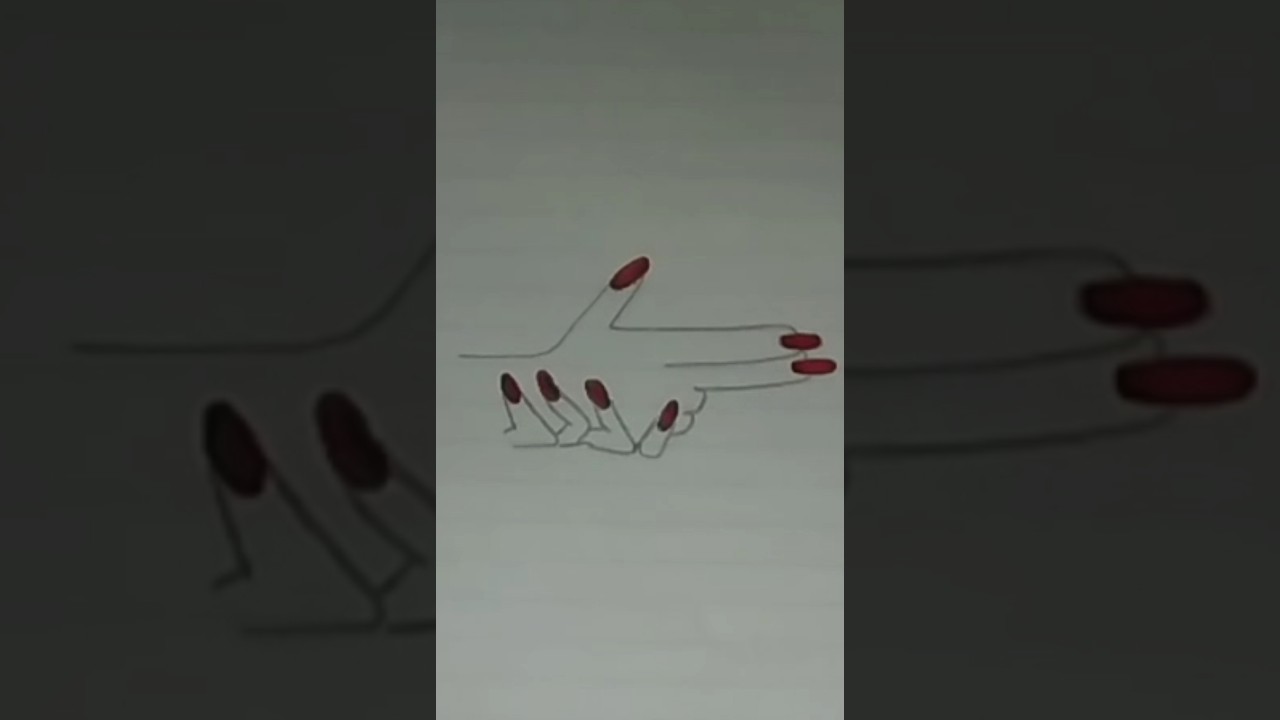 How To Draw Finger Gun || How to Draw Girl Hand#art #talentedhands #viral