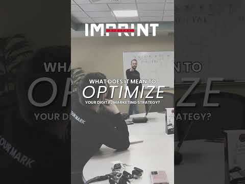 What Does It Mean to Optimize my Marketing? #shorts
