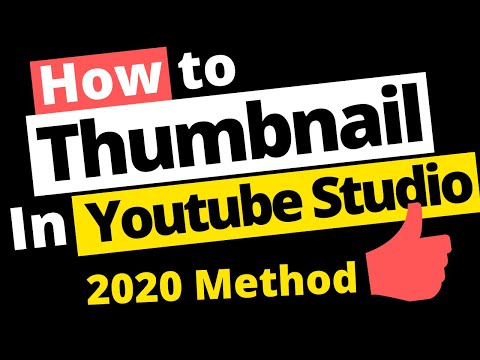 🔴 How To Add A Thumbnail To A YouTube Video On YouTube Studio