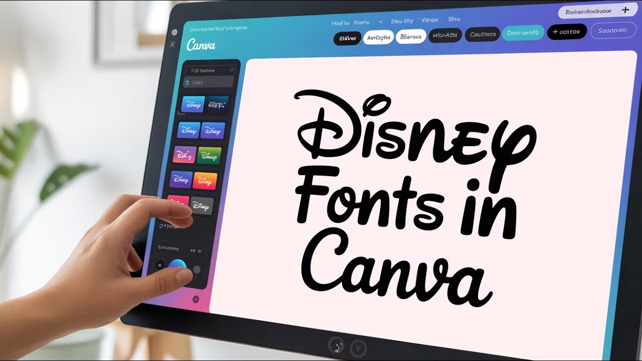 How to Use Disney Font in Canva