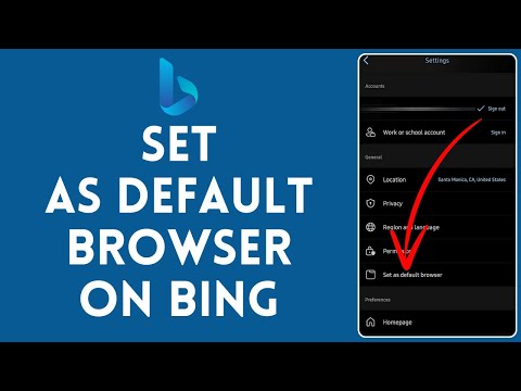 How to Set Bing as Default Browser 2024 | Bing Tutorial