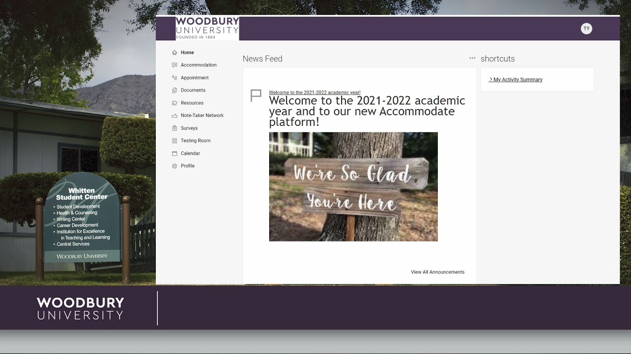 Symplicity Accommodate Student Tutorial