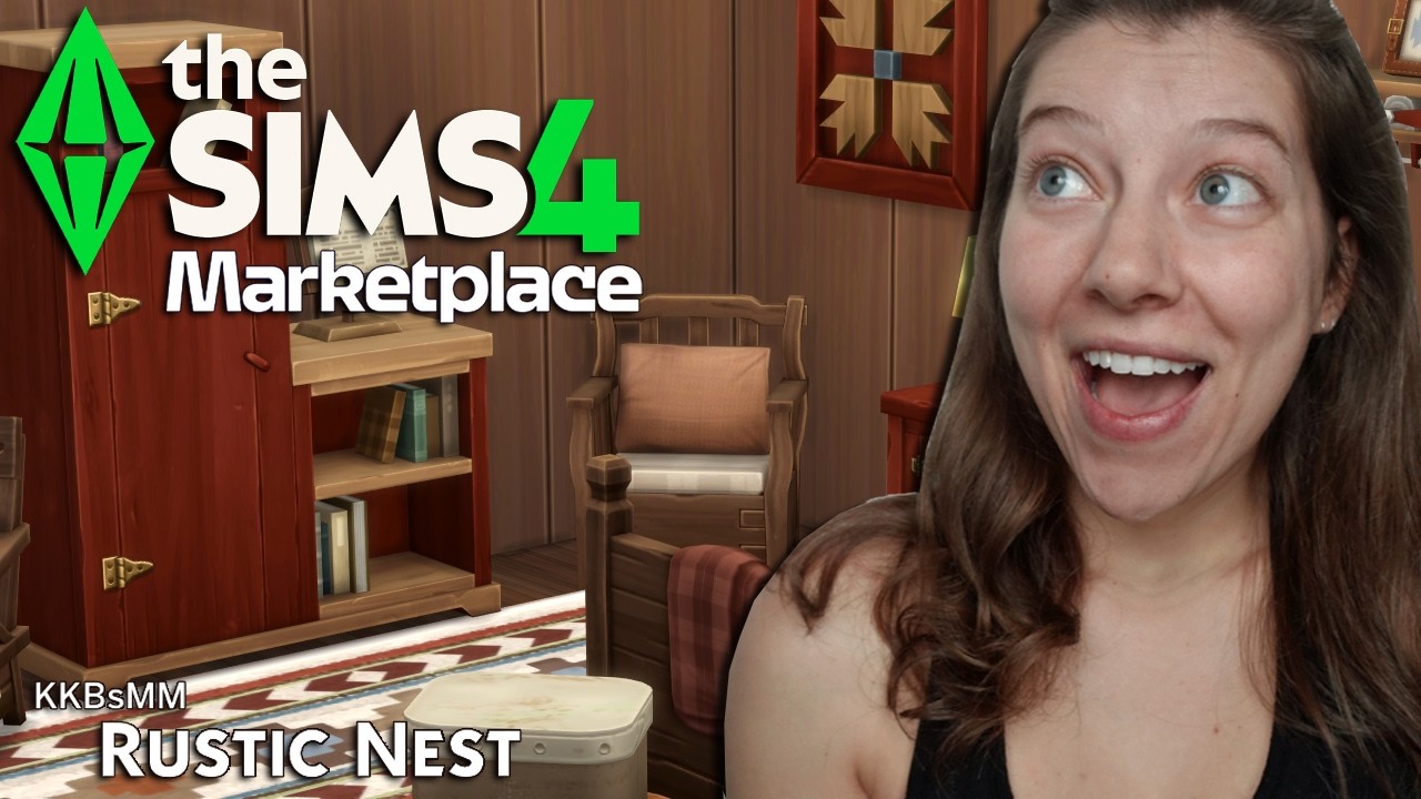 The Sims 4 Marketplace Rustic Nest by KKBsMM Maker Pack Review | OhcluckGames