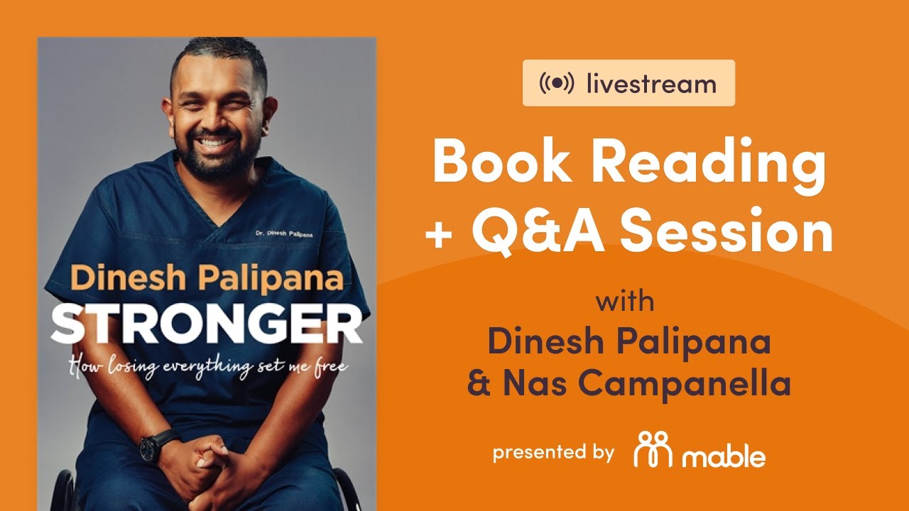 To be here to share my story with you, it’s surreal: Dr Dinesh Palipana OAM