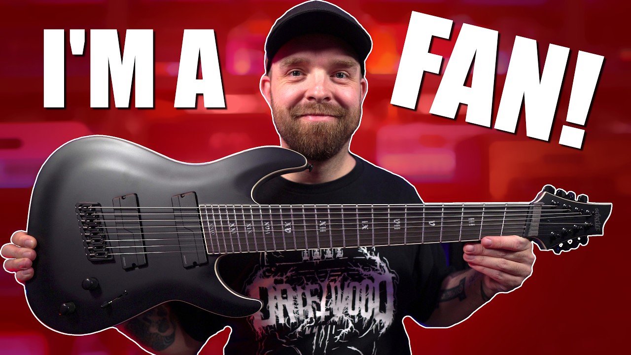 This multi-scale 8-string goes HARD! (Schecter C8 Evil Twin)